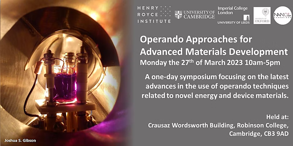 Operando approaches for Advanced Materials Development 27 March 2023 ...