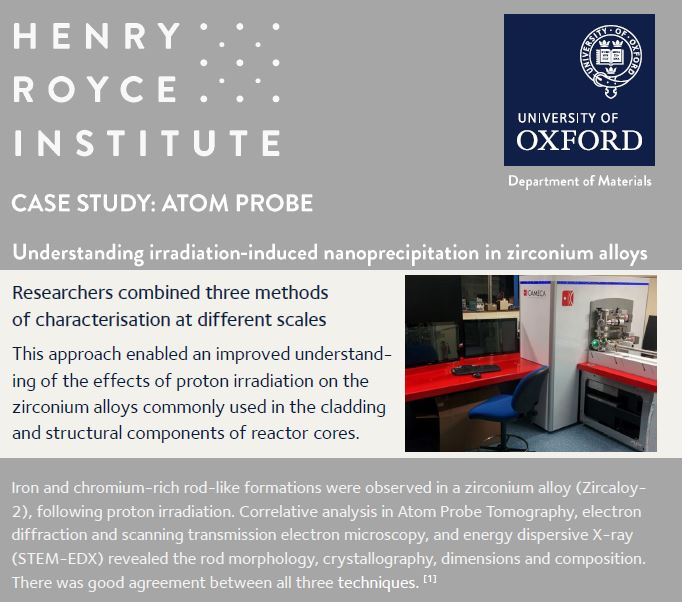Atom Probe Tomography case study | Henry Royce Institute at The ...