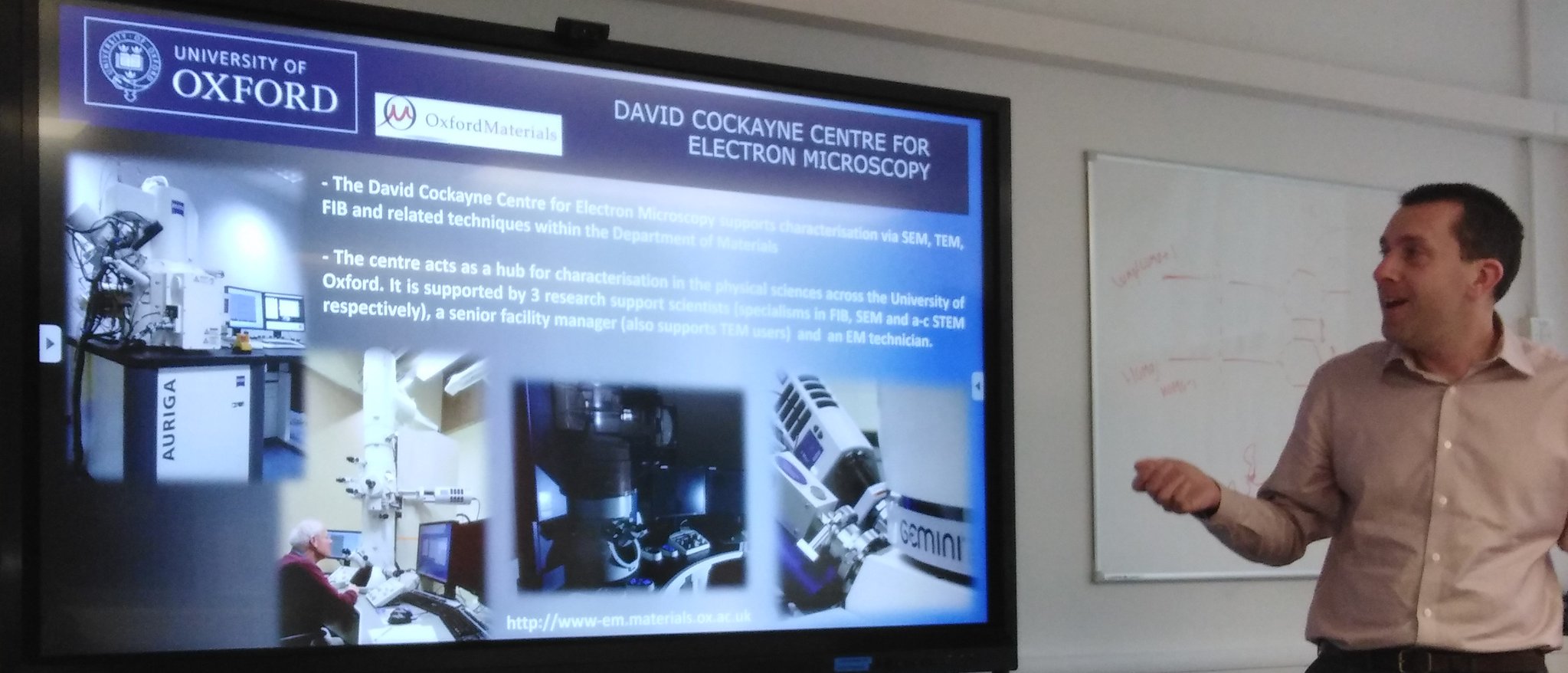 Electron microscopy industry workshop | Henry Royce Institute at The University of Oxford