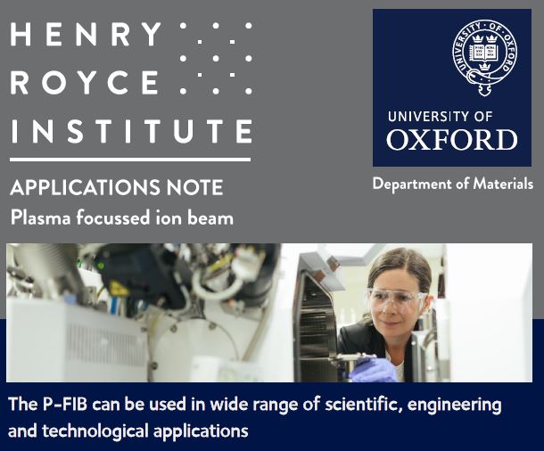 P-FIB | Henry Royce Institute at The University of Oxford